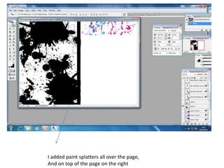 Double page spread instructions | PPTX
