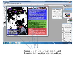 Double page spread instructions | PPTX