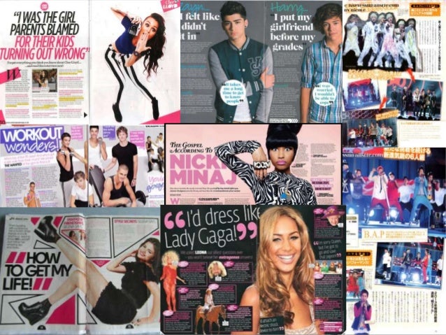 Pop Magazine Double Page Spread Analysis