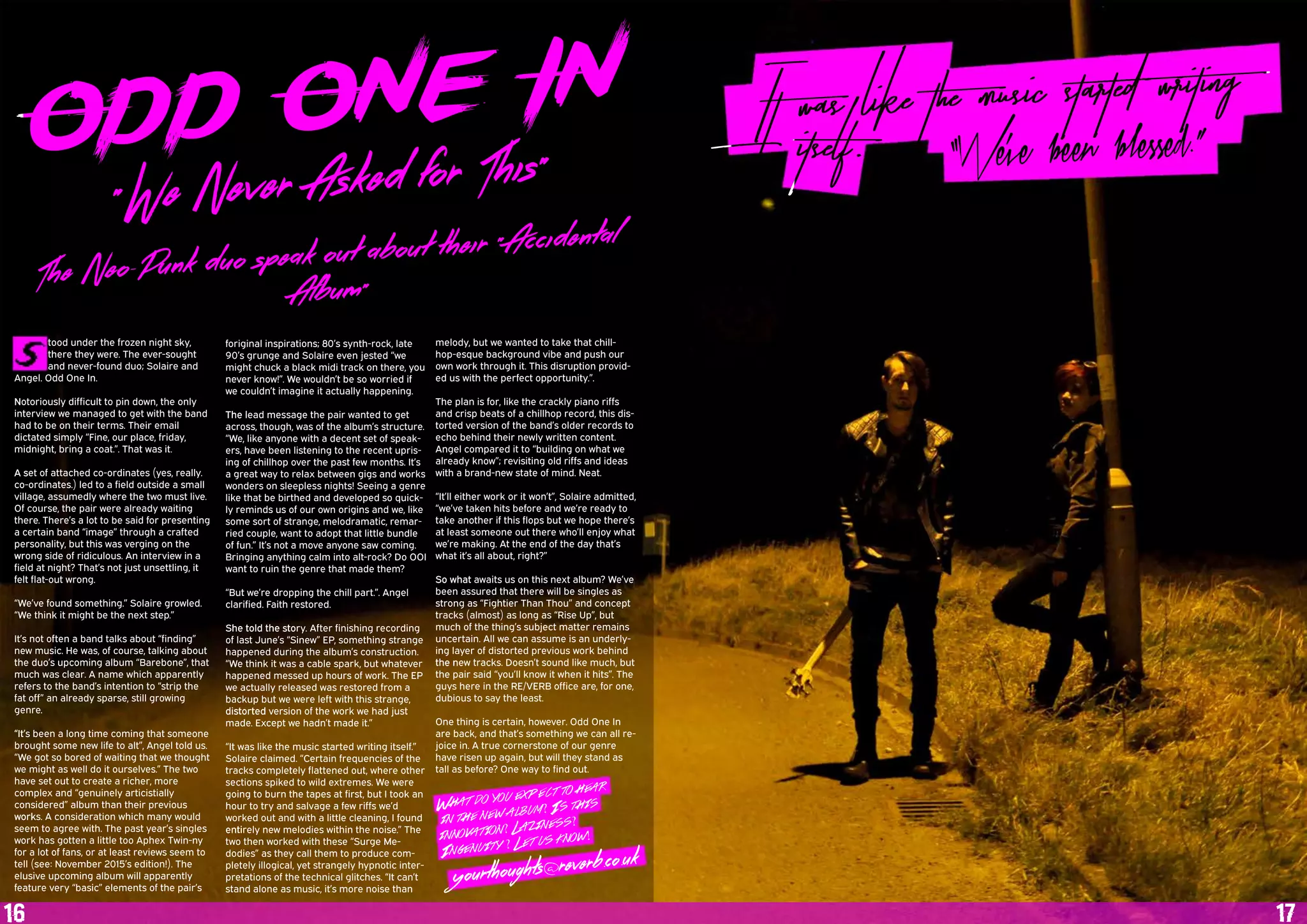 Music Magazine Double Page Spread | PPT
