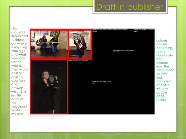 Double page spread plans | PPTX