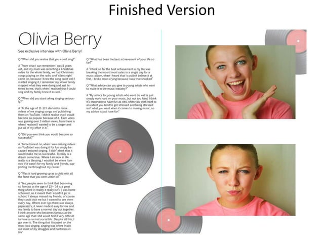 Double page spread powerpoint | PPT