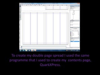 Double Page Spread Production Work | PPTX