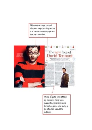 Double page spread research | DOCX