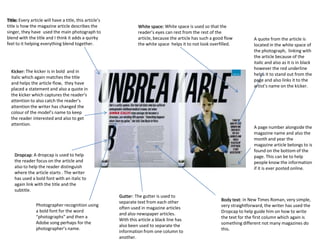 Double page spreads | PPT