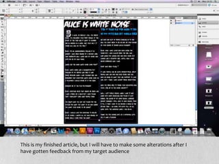Double page spread step by step | PPTX | Marketing and Advertising ...