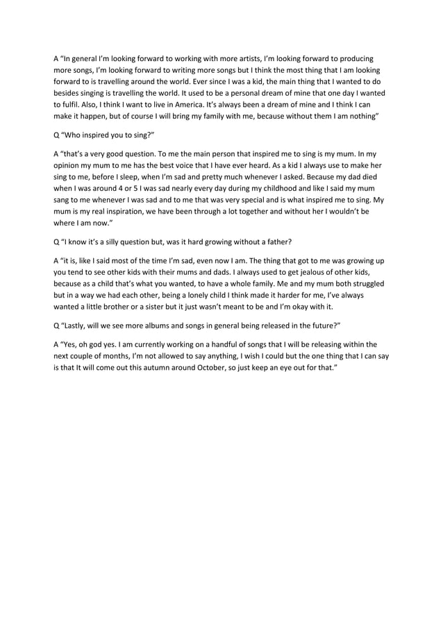 Double page spread word article | DOCX | Children\'s Music | Music