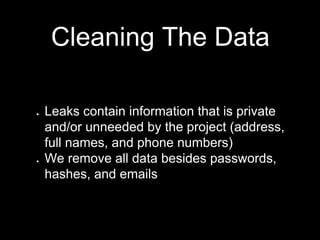 PANIC Project - BRUCon 2012 Presentation | PPT