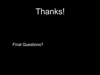 PANIC Project - BRUCon 2012 Presentation | PPT