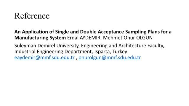 Double sampling plan and introduction to multi sampling | PPTX