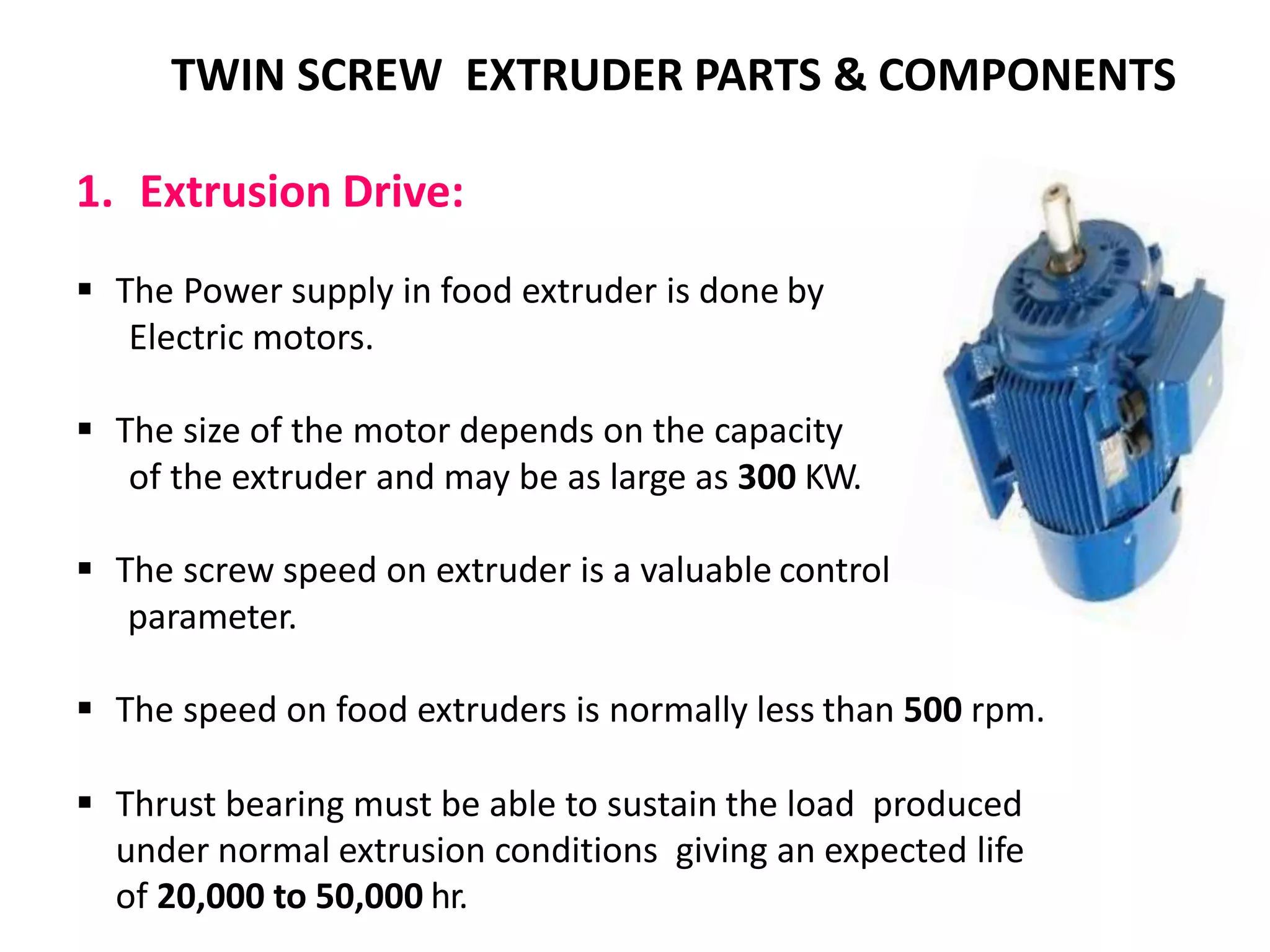 Double screw extruder by divya IIFPT | PPTX