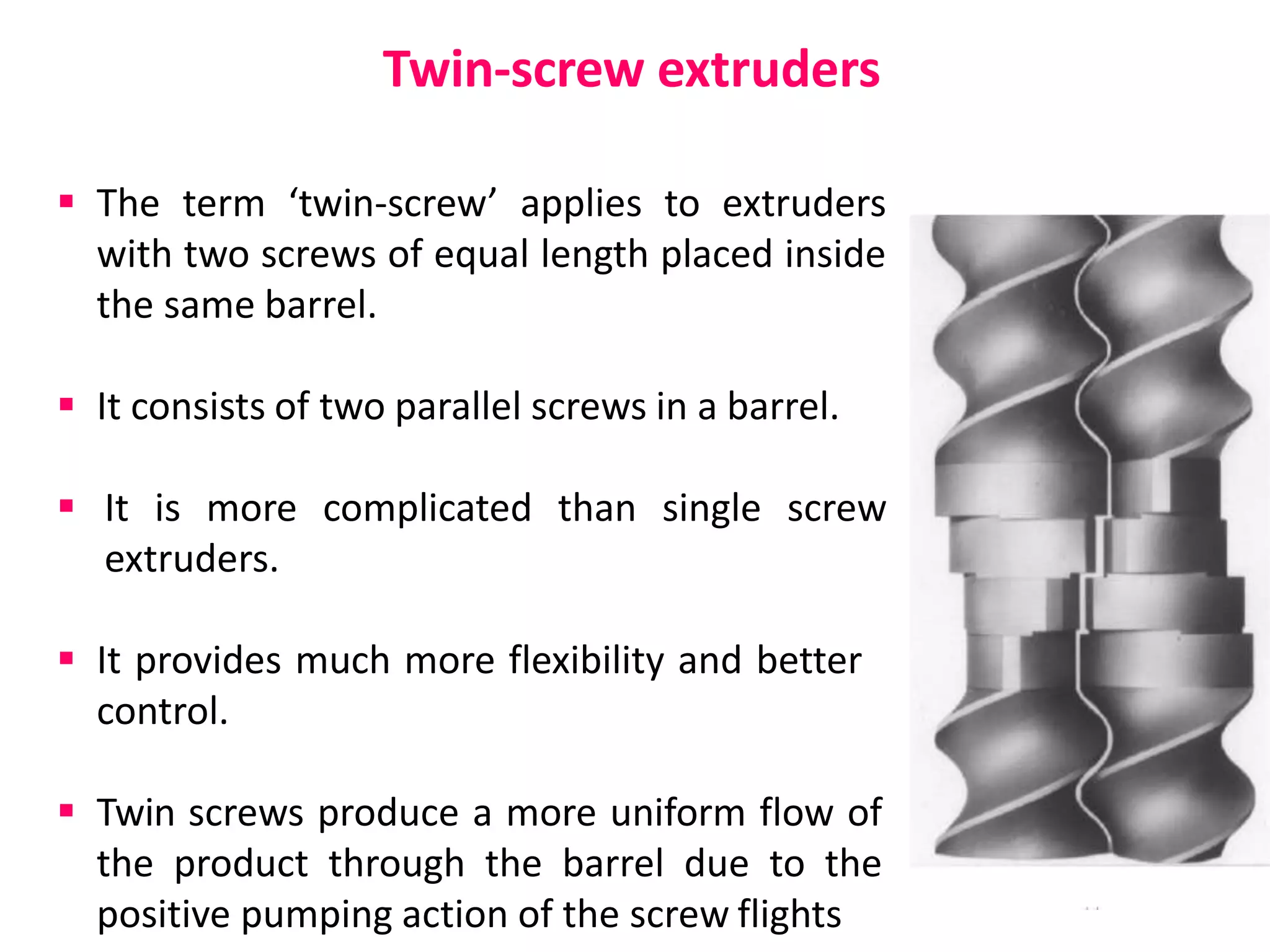 Double screw extruder by divya IIFPT | PPTX