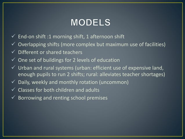 Double shifts | PPTX | Secondary Education | Education