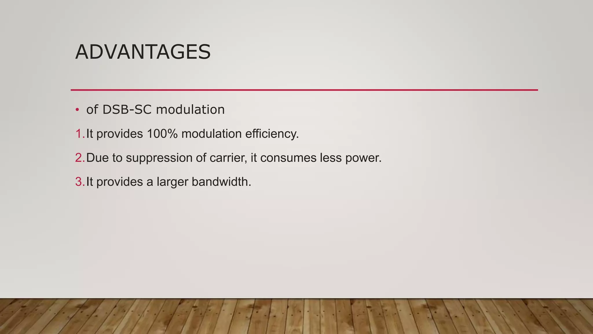 Double sideband suppressed carrier (dsb sc) modulation | PPTX