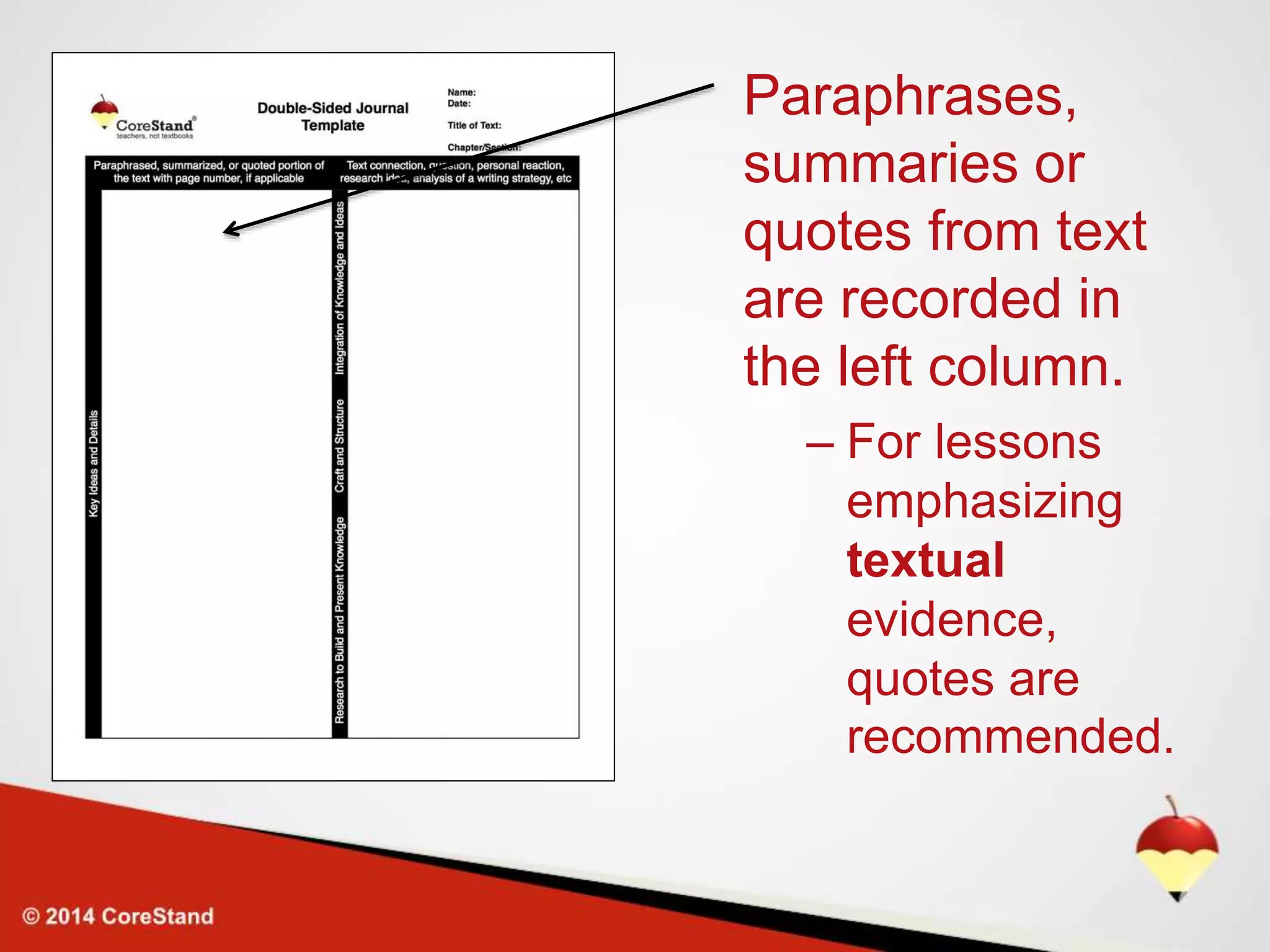 Double sided journal | PPTX