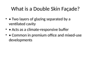 Client Guide to Double Skin Façade Design | PPTX