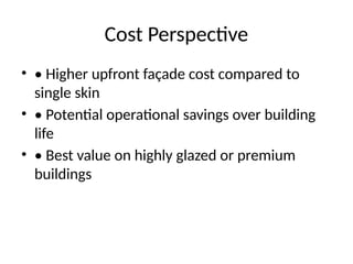 Overview of Double Skin Façade Principles and Benefits | PPTX