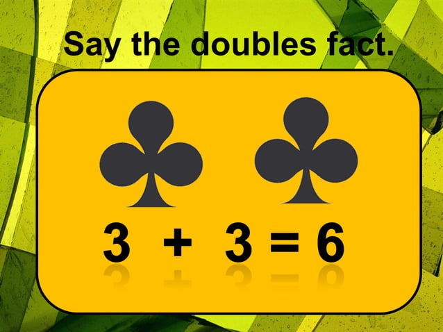 Doubles lesson | PPTX | Science