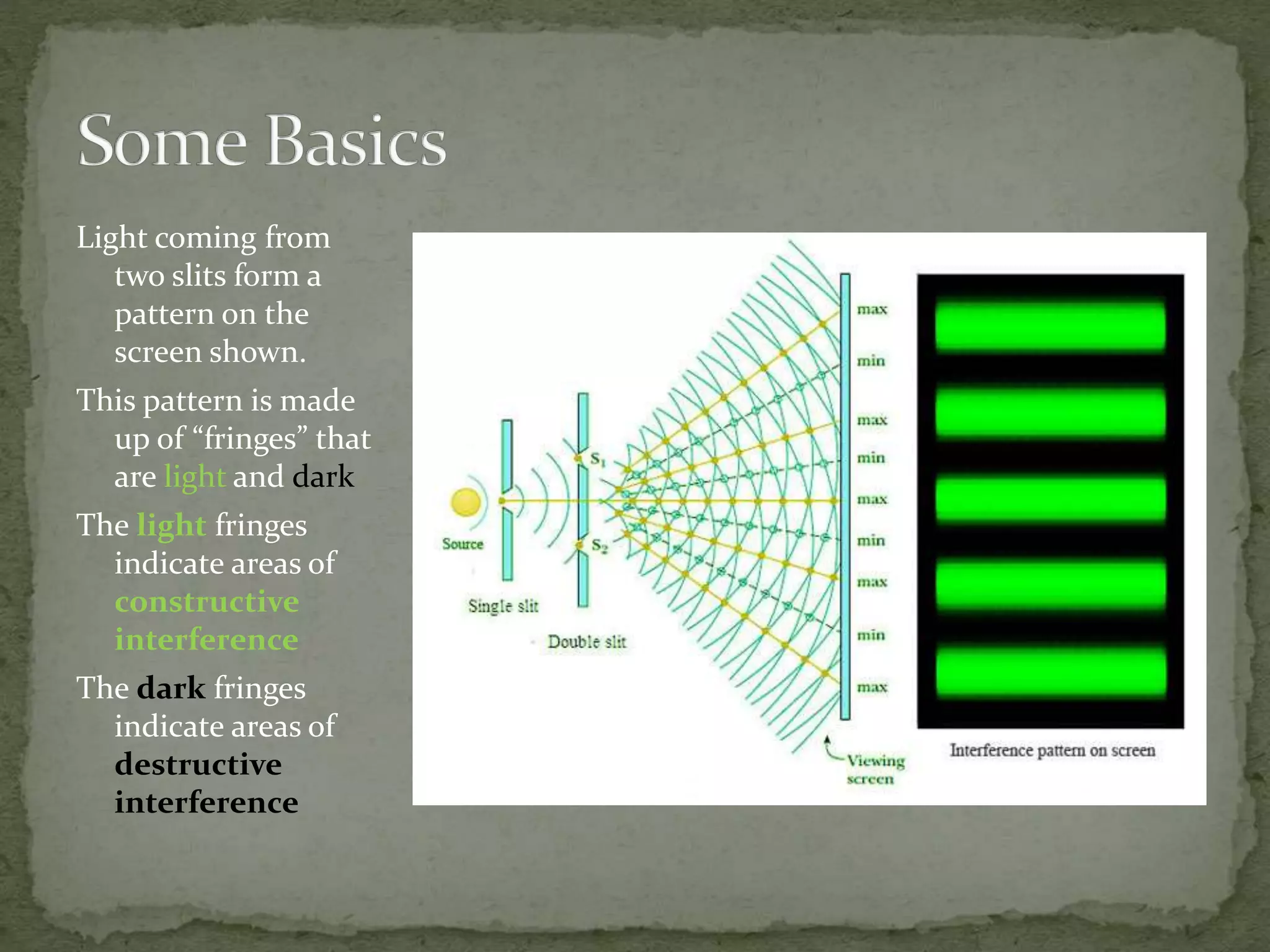 Double slit interference phys 101 lo9 | PPT