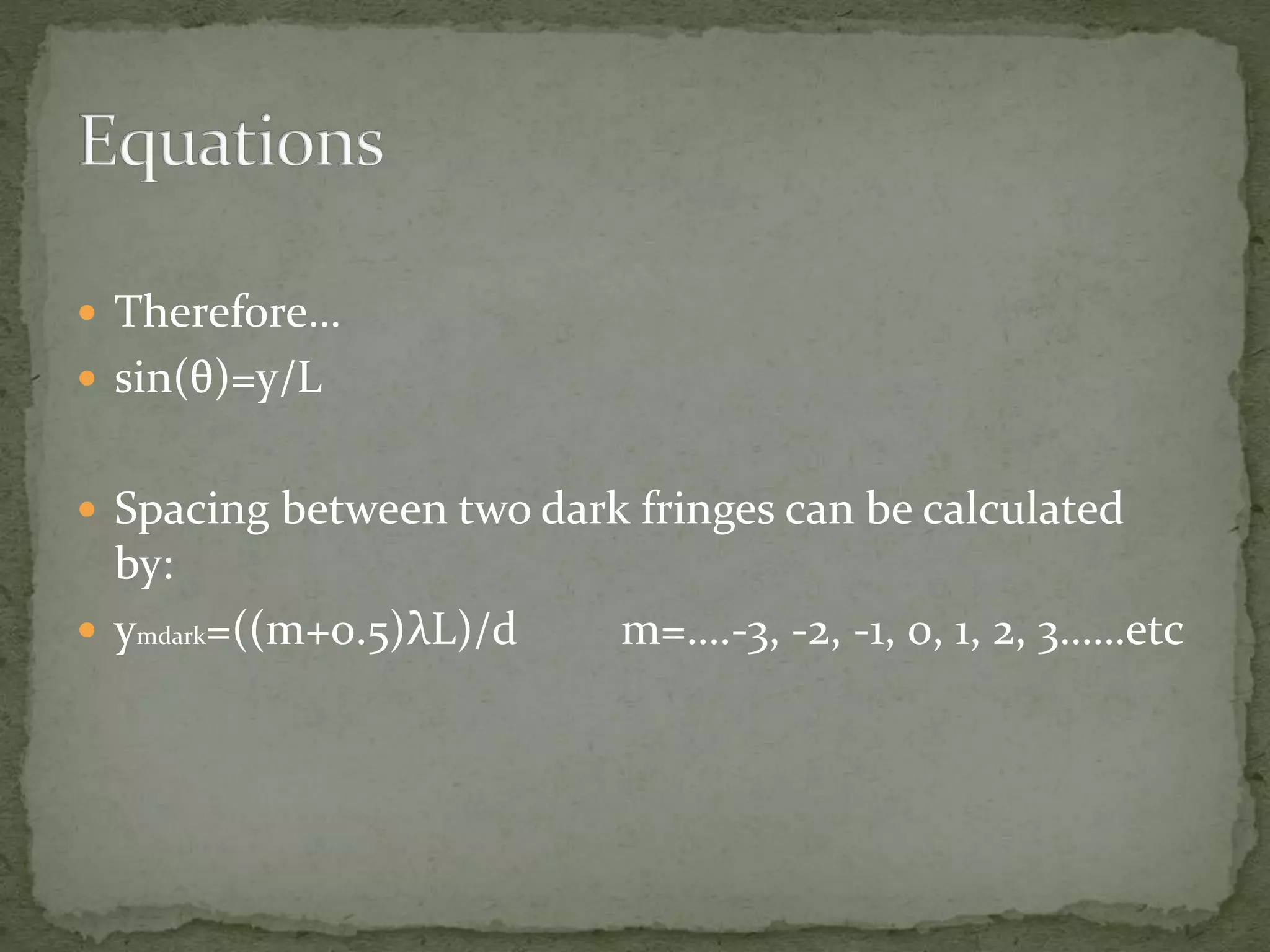 Double slit interference phys 101 lo9 | PPTX
