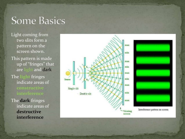 Double slit interference phys 101 lo9 | PPT