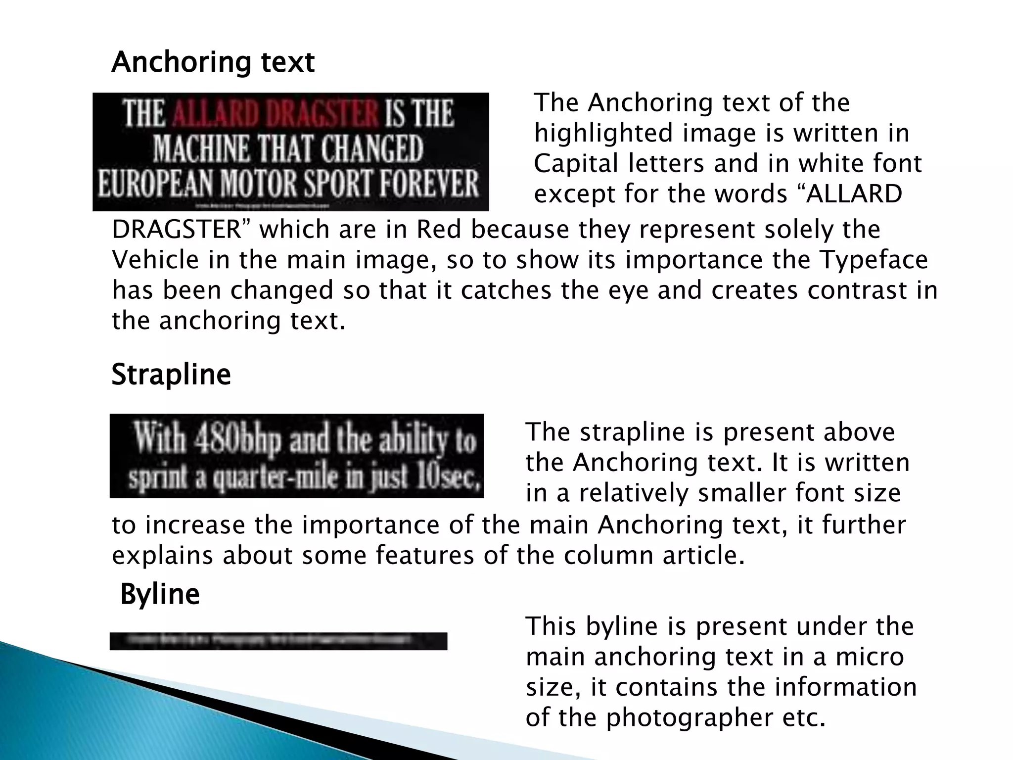 Magazine Double spead page textual analysis media studies | PPTX