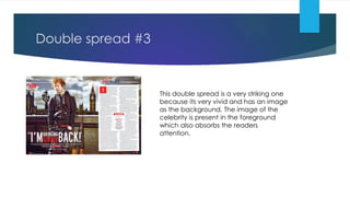 Double spread analysis | PPT