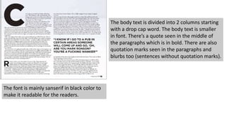 Double spread magazine | PPTX