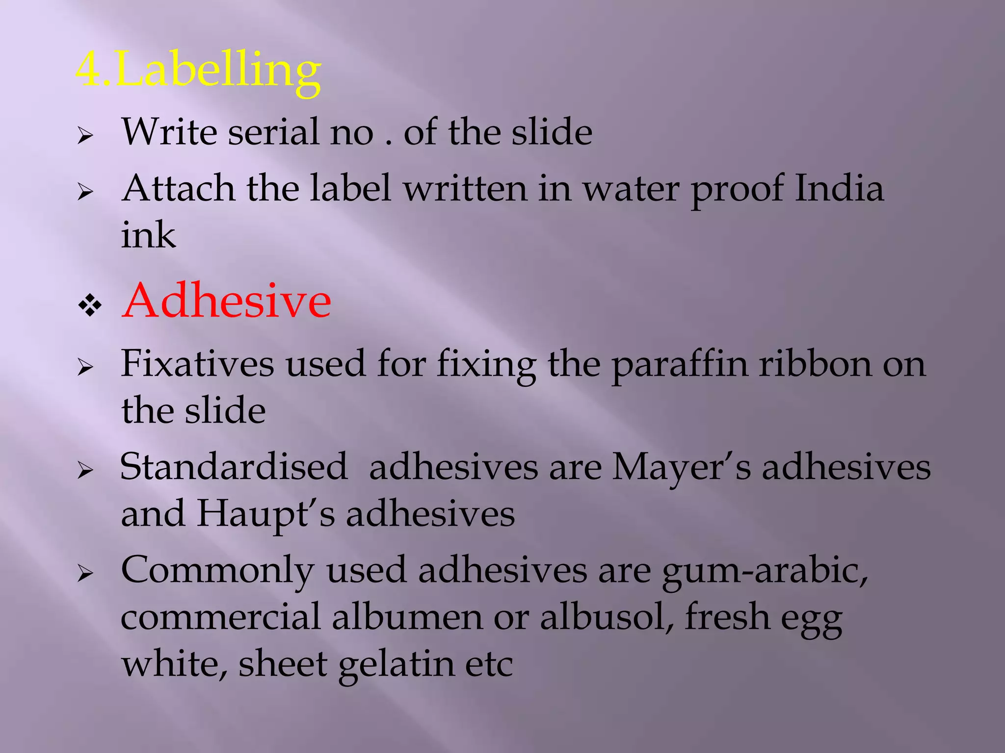 Double staining of microtome serial section | PPTX