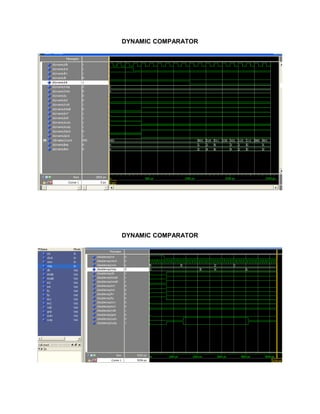 Double tail comparator | DOC