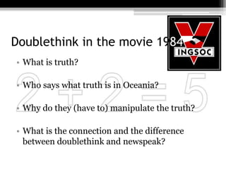 Doublethink by lea | PPT