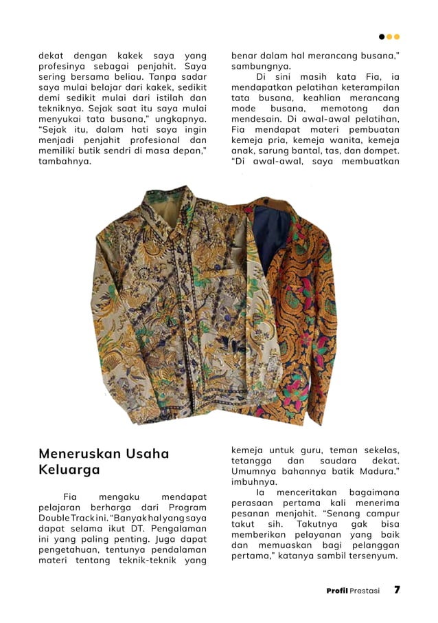 Profil dan Produk Siswa Double Track 2021 | PDF