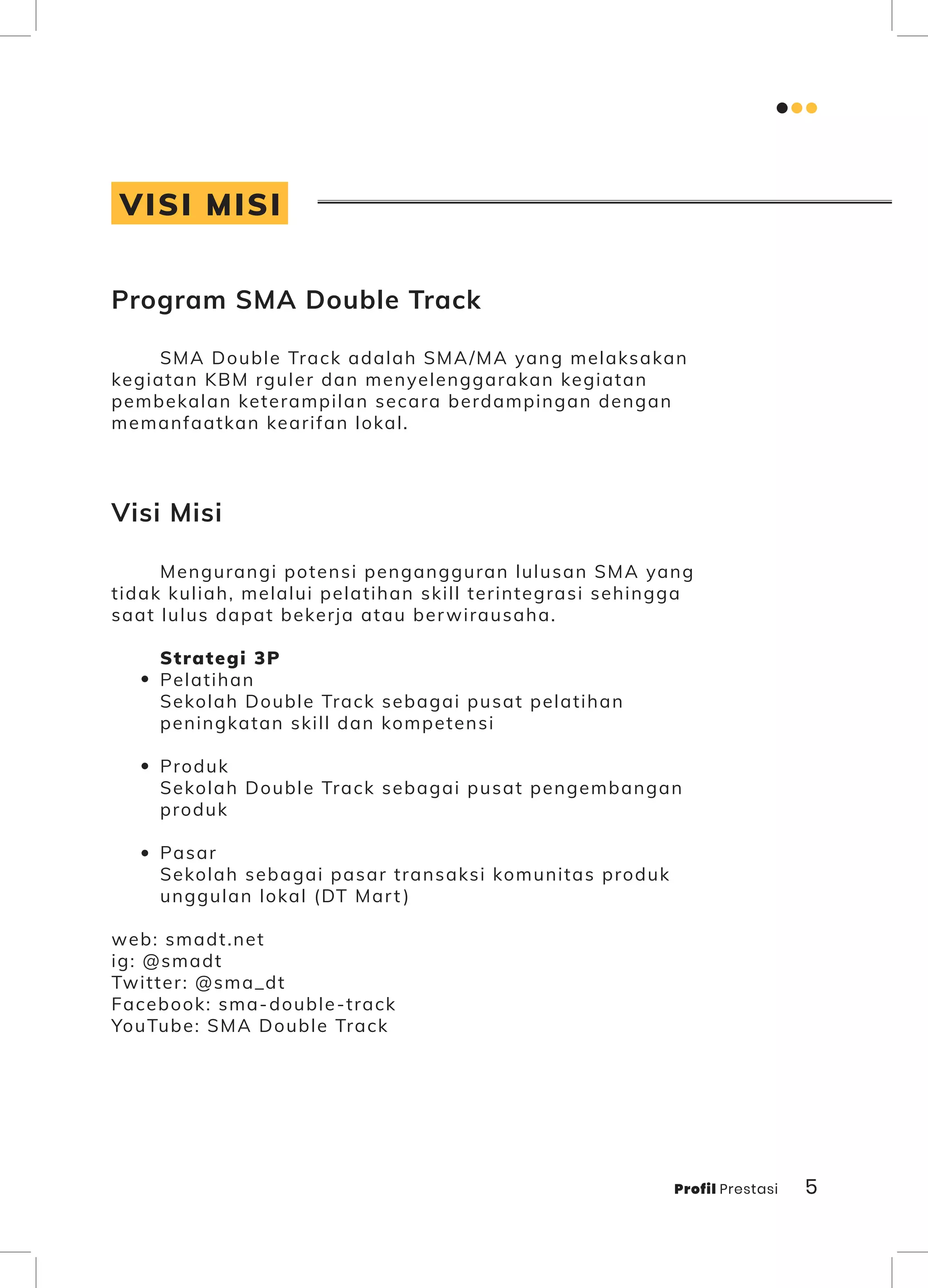 Profil Wirausaha Alumni Program Double Track - Cetak | PDF