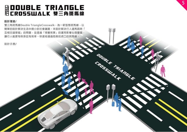雙三角斑馬線Double triangle crosswalk | PPTX