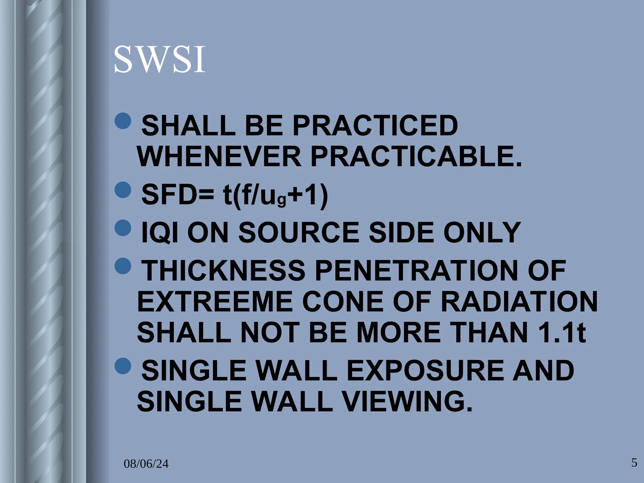 RADIATION - DOUBLE WALL SINGLE IMAGE-DWSI.ppt
