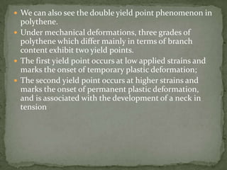 Double yield point | PPT