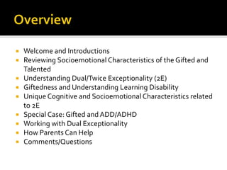 Doubling Down: Understanding and supporting the twice-exceptional ...