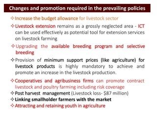Doubling Farmers’ Income through animal agriculture: Need for policy ...