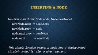 Doubly circular linked list | PPTX