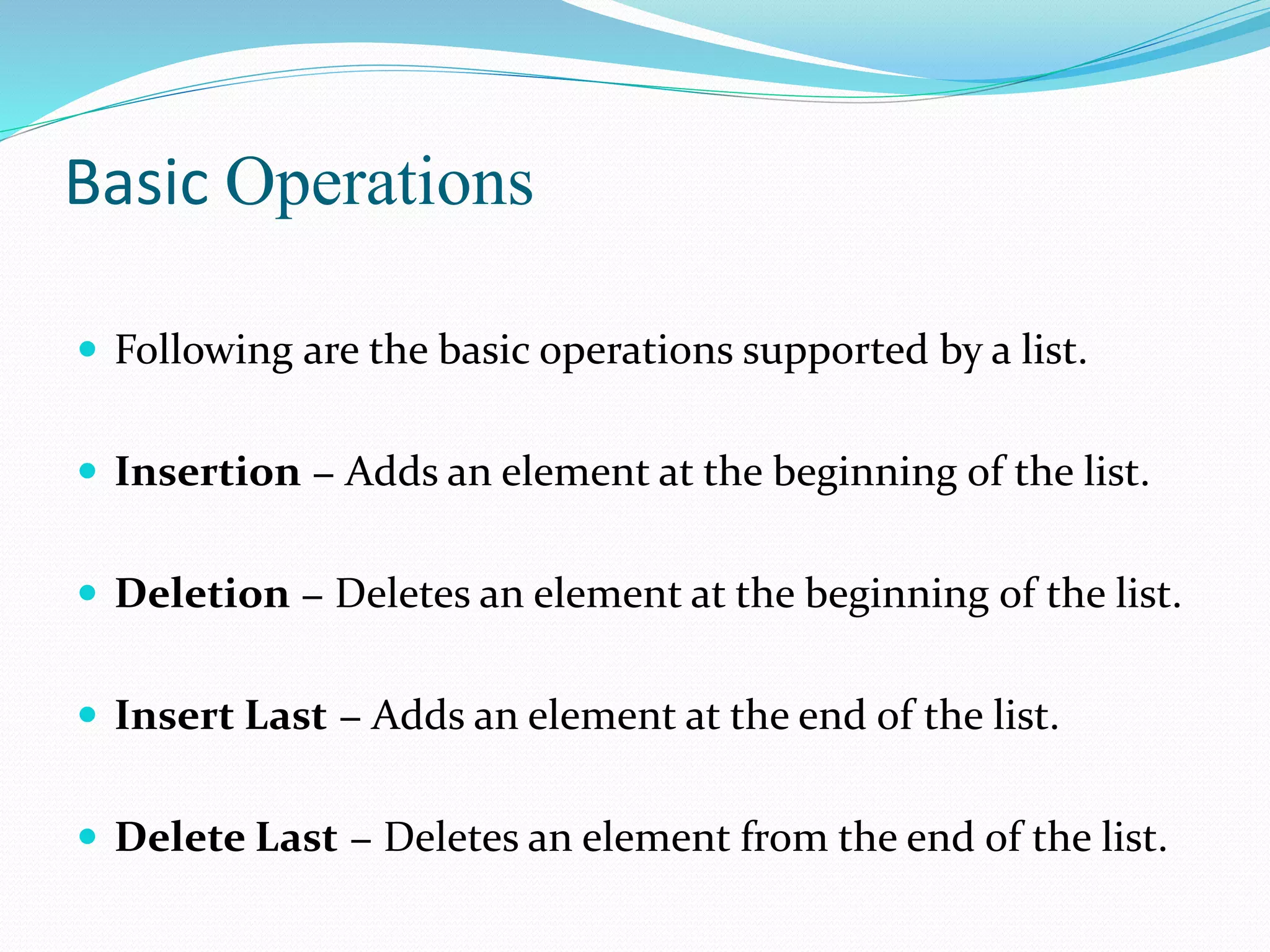 Doubly linked list | PPT