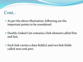 Doubly linked list | PPT