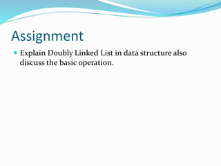 Doubly linked list | PPT