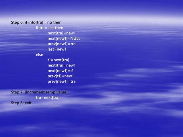 Doubly linked list (animated) | PPTX | Programming Languages | Computing