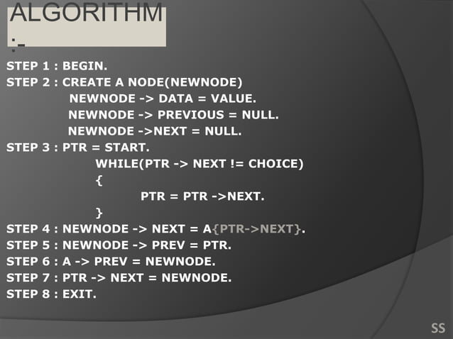 Doubly Linked List || Operations || Algorithms | PPT Doubly Linked List || Operations || Algorithms | PPT