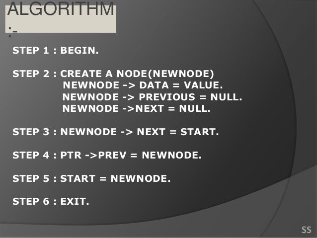 Doubly Linked List || Operations || Algorithms Doubly Linked List || Operations || Algorithms