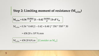 Doubly reinforced beam analysis | PPTX