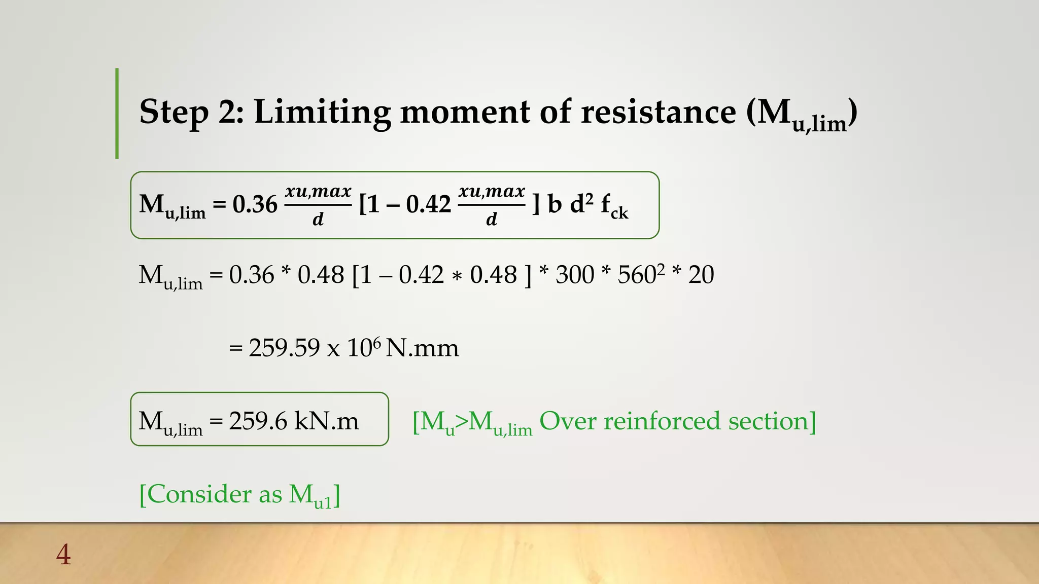 Doubly reinforced beam design | PPTX