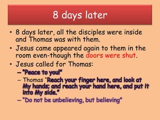Doubting Thomas | PPTX