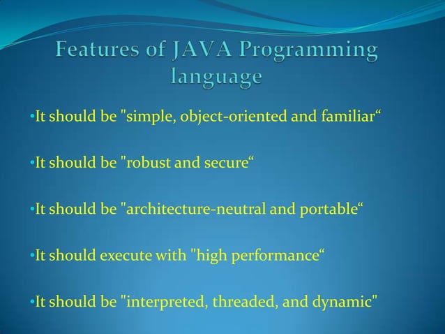 JAVA PROGRAMS | PPTX | Programming Languages | Computing