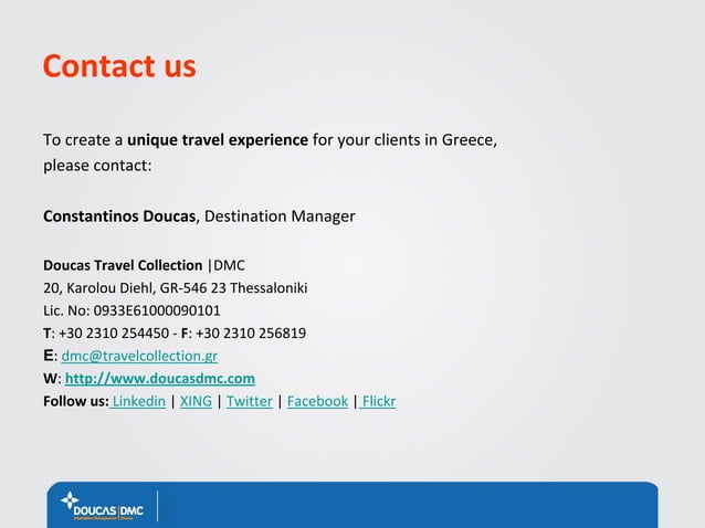 Doucas dmc presentation | PDF